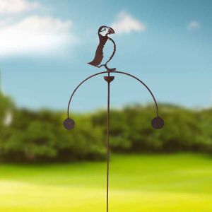 Puffin Wind Rocker Double Bare Metal/Ready to Rust - Steel - W54 x H148 ...