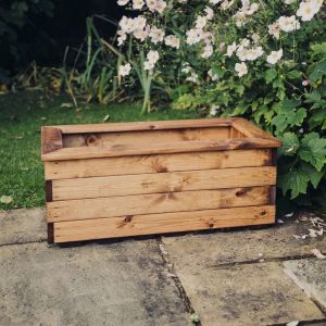 Multi Pack of 2 - Valley Trough Medium - Timber - L39 x W79 x H32 cm ...